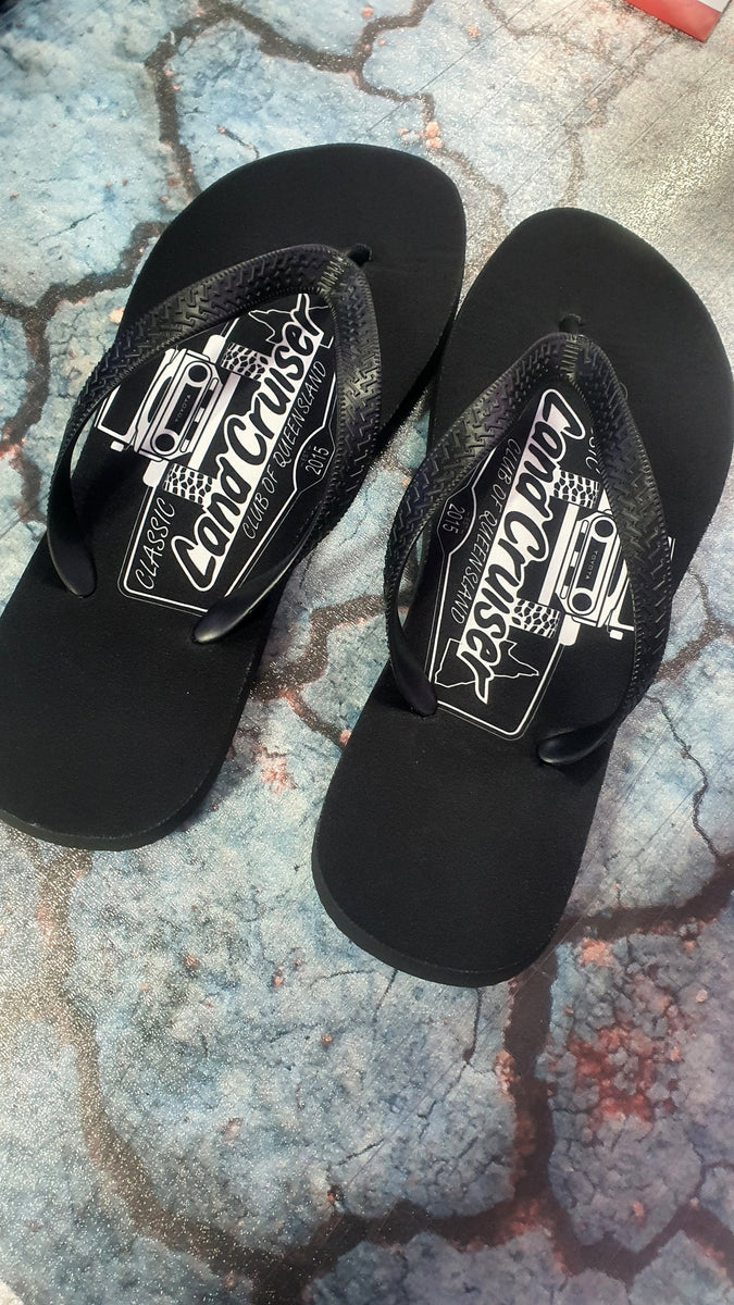 Classic Landcruiser Club Thongs (flip flops) – Classic Landcruiser Club ...